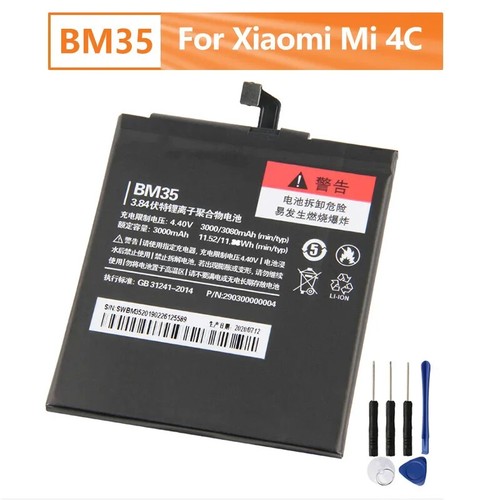 Original Replacement Phone Battery BM35 For Xiaomi mi4C mi 4c 3080mAh With Tools | eBay