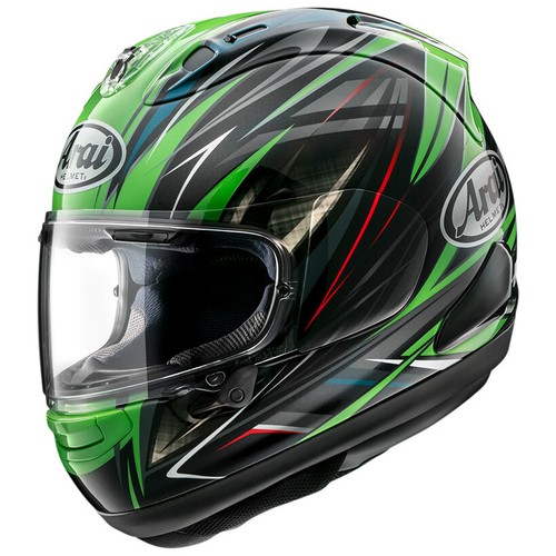 Arai Full face helmet RX-7X Corsair-X RX-7V RADICAL GREEN round oval | eBay