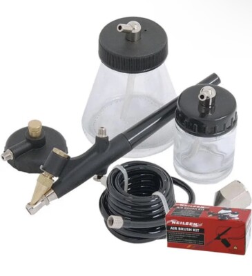 Mini Air Brush Tool Kit Artist Crafts Airbrush Hobby Spray Gun Set ...