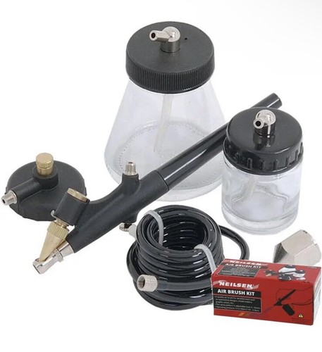 Mini Air Brush Tool Kit Artist Crafts Airbrush Hobby Spray Gun Set ...