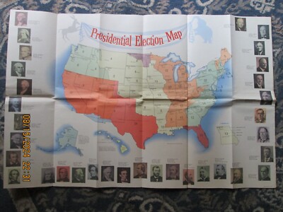 1960 presidential election folder presidential election map | eBay