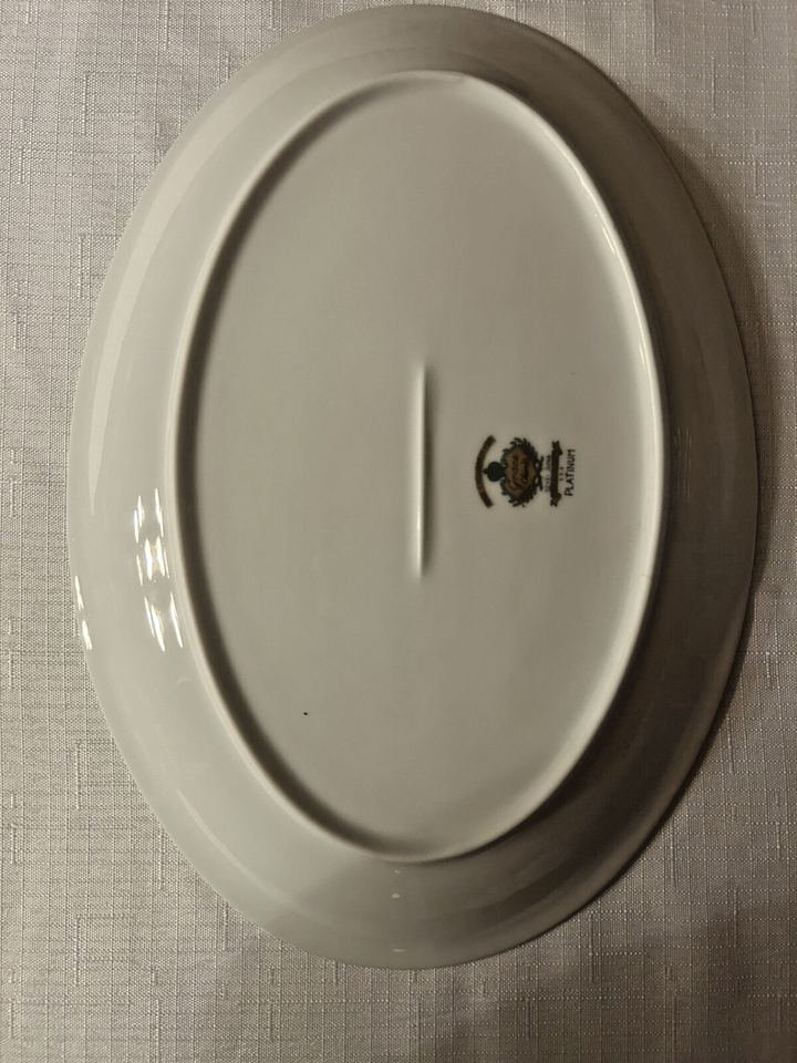 3 Grace China Graymont Platinum Serving Dish Made in Japan 12" | eBay