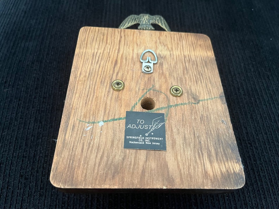 Vintage Springfield Instrument Barometer Humidity Meter Made In USA | eBay