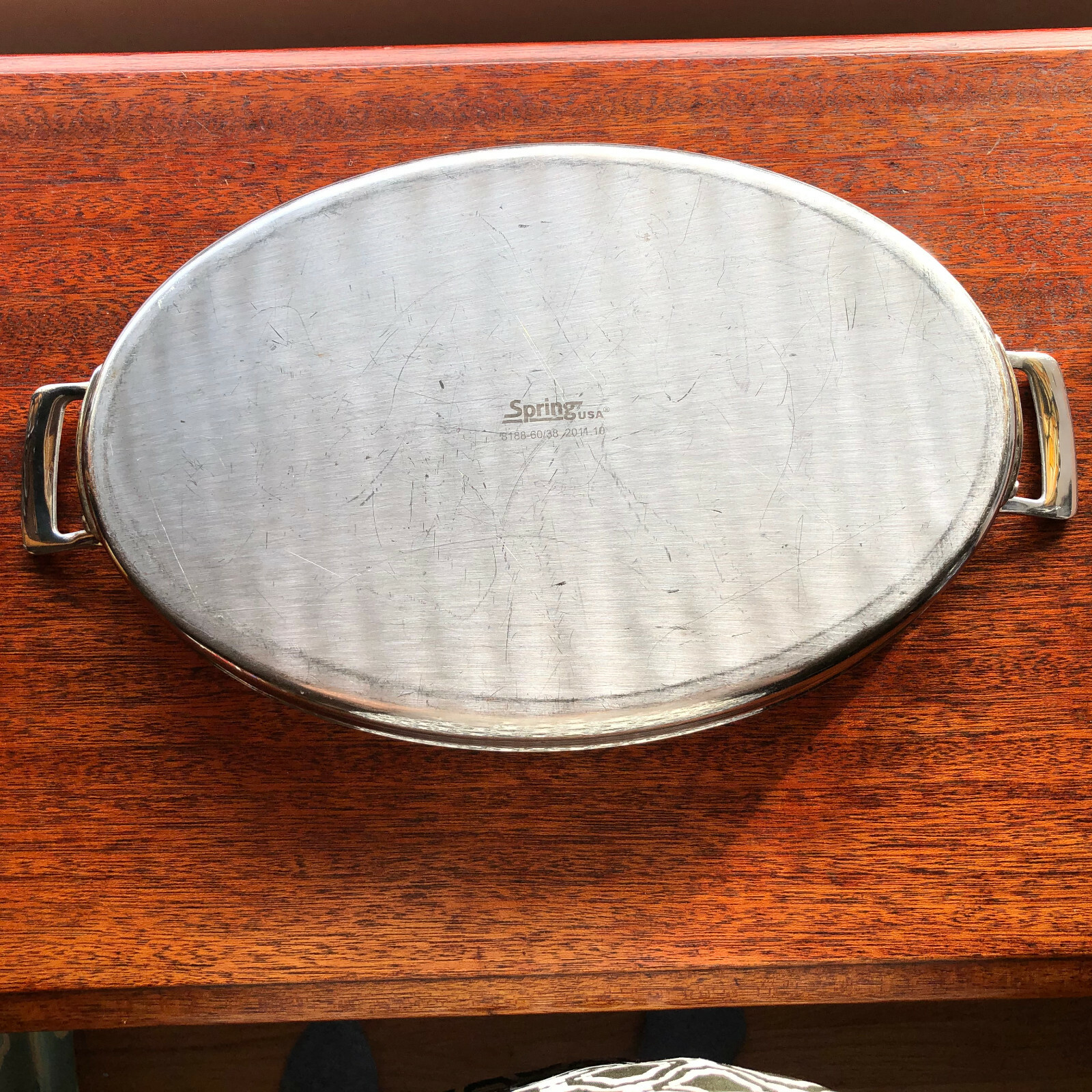Spring USA 15" Saute Pan w/handles Stainless Steel w/Aluminum Core 8188 ...