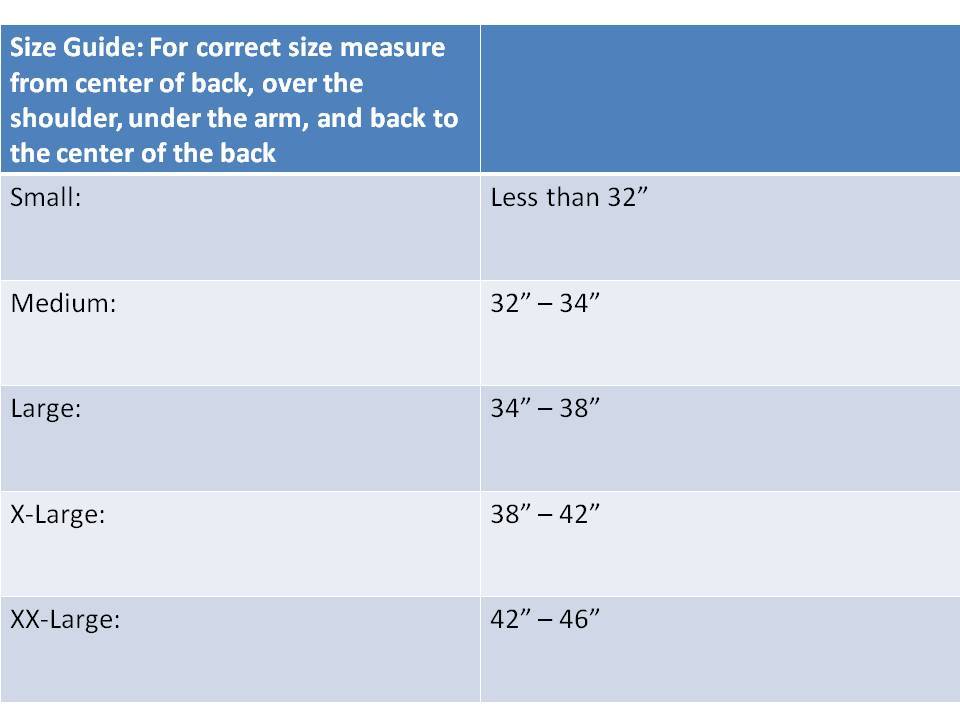 Alpha Medical Full Back Posture Aid Support. L3650 | eBay
