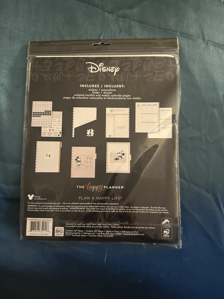 Happy Planner Undated Vertical Extension Pack Modern Mickey And Minnie ...
