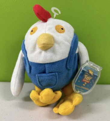 🔹Toy Story 2 Barn Chicken Plush Toy🔹Star Bean 1999 Mattel🔸BRAND NEW ...