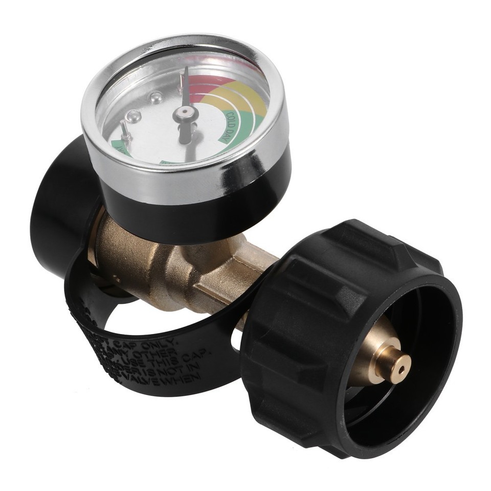 Brass Refill Adapter For Propane Tank 20-40lb Gas Converter Camping ...