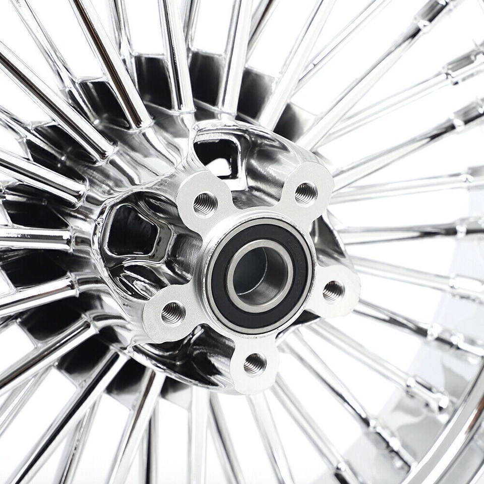 16x3.5 Chrome Fat Spoke Wheel Rear Rim for Yamaha XVS650 V-star V STAR ...