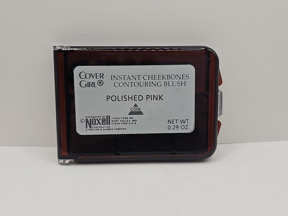 Vtg CoverGirl Instant Cheekbones Contouring Blush Polished Pink .29 oz ...
