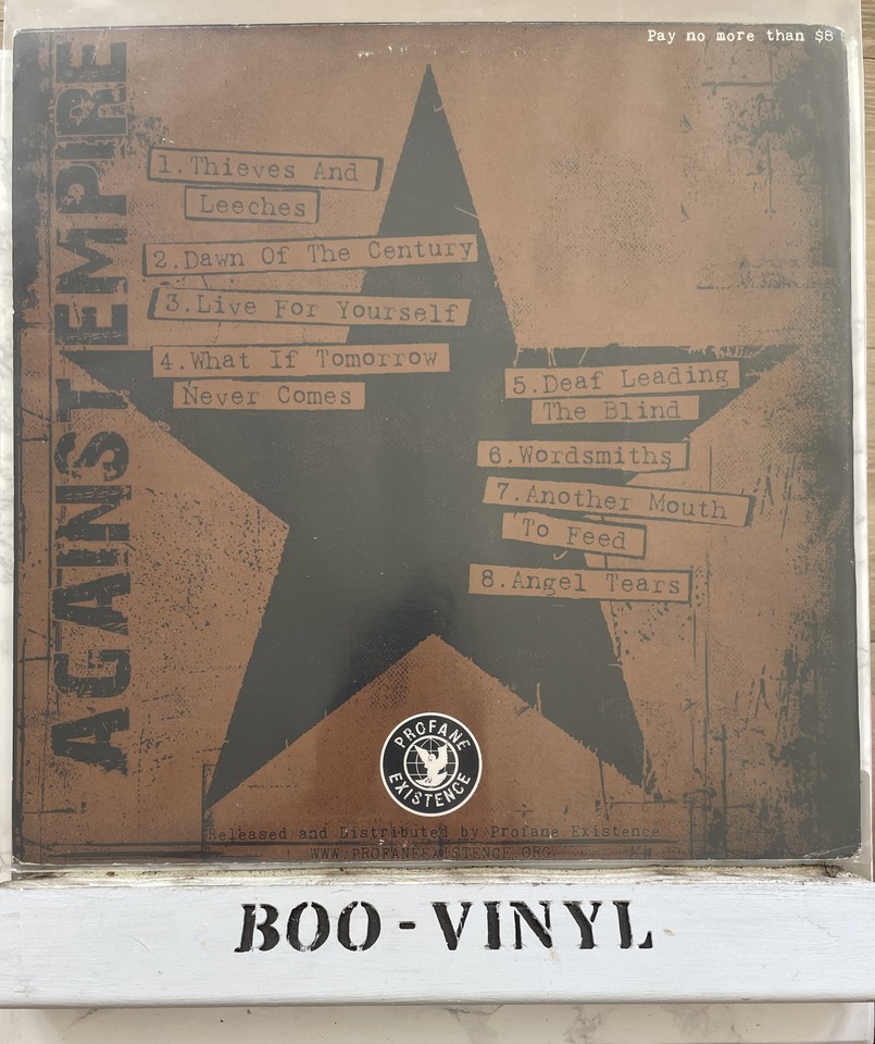 Against Empire - Thieves And Leeches hardcore / punk vinyl lp record EX ...