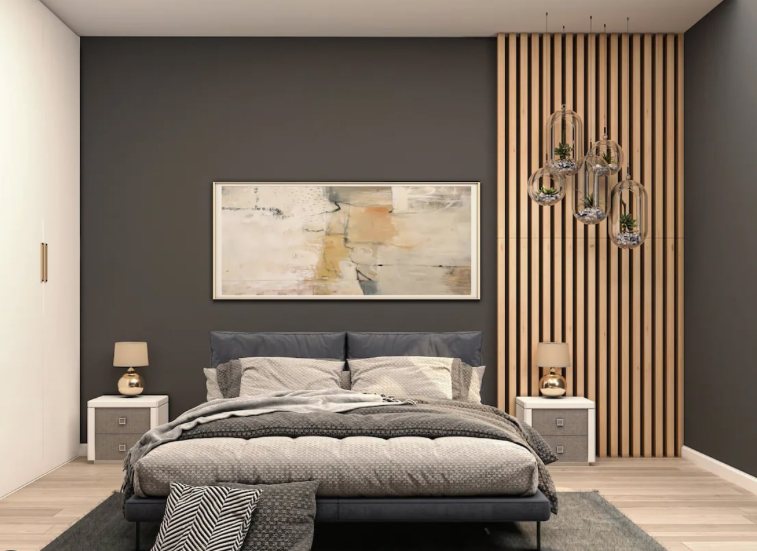 Wall Slats Decorative Wooden Panels Oak Black Grey White Lamele ...