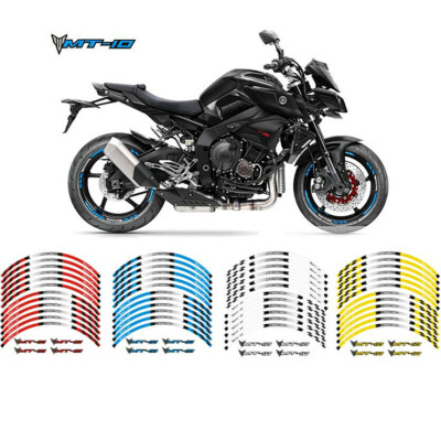 17" Rim Stripes Wheel Decals Tape Stickers For YAMAHA 2016-2020 MT-10 ...