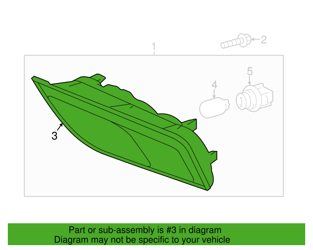 OEM GENUINE LEXUS 20-23 GX460 FRONT LEFT DRIVER TURN SIGNAL LAMP 81521 ...