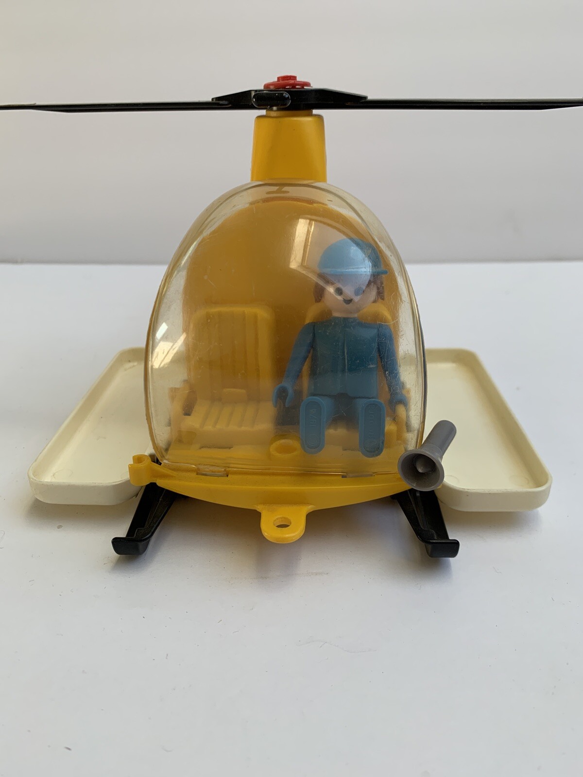 Vintage Playmobil 7885 Classic Helicopter Service SOS Vtg Chopper Pilot ...