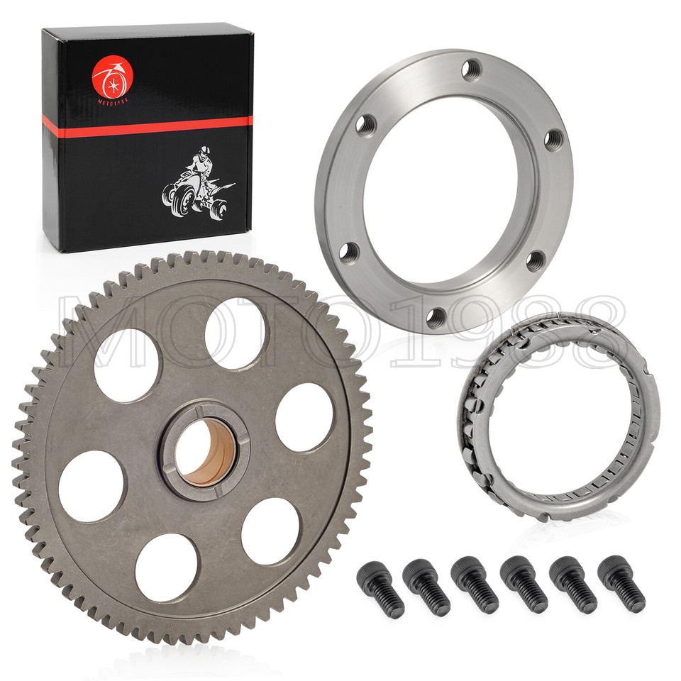 Starter Clutch kit One Way Gear Bearing COVER GASKET For Yamaha Kodiak ...