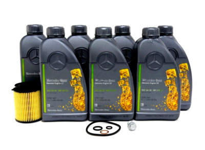 Mercedes Oil Change Kit For C300, C350e, E300, GLC300, SLC300, SLK300 ...