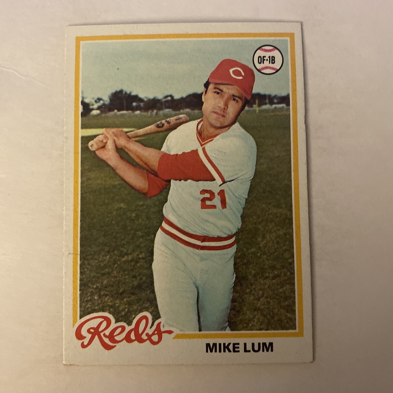 1978 Topps Baseball Mike Lum Cincinnati Reds Card #326 | eBay