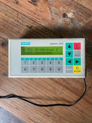 Siemens SIMATIC Operator Panel OP3 6AV3 503-1DB10 | eBay.de