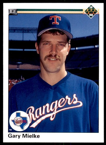 1990 Upper Deck Gary Mielke Rookie . Texas Rangers #612 | eBay