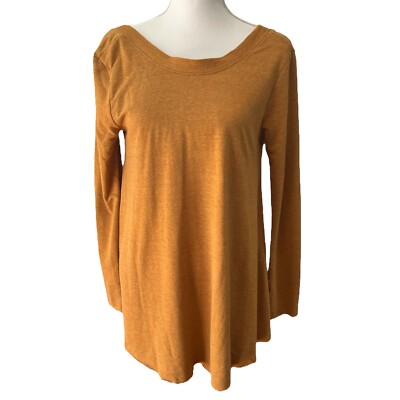 FP Beach Mustard Yellow Pullover Lightweight Oversized Knit Top Size XS ...