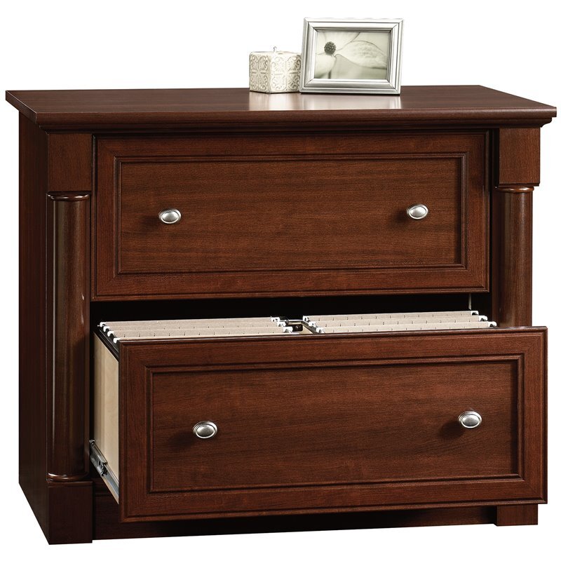 Sauder Palladia Engineered Wood 2-Drawer Lateral File Cabinet in Select ...