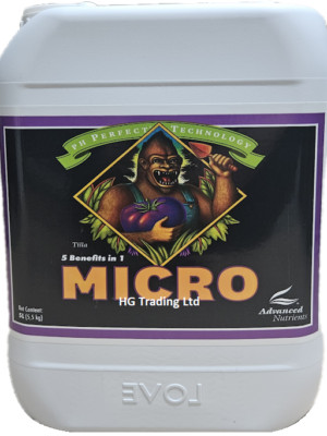 Advanced Nutrients Micro 5L - pH Perfect 3 Part Plant Nutrient Micro 5 ...