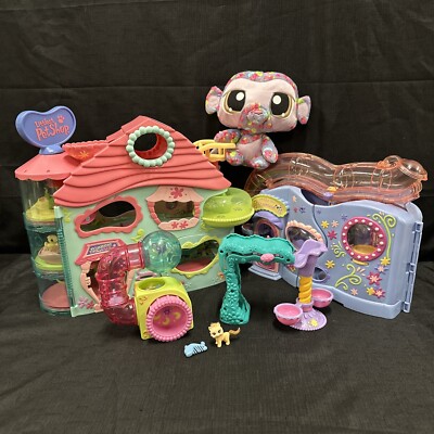 Biggest Littlest Pet Shop LPS Little Lovin' Pet Playhouse Happiest ...