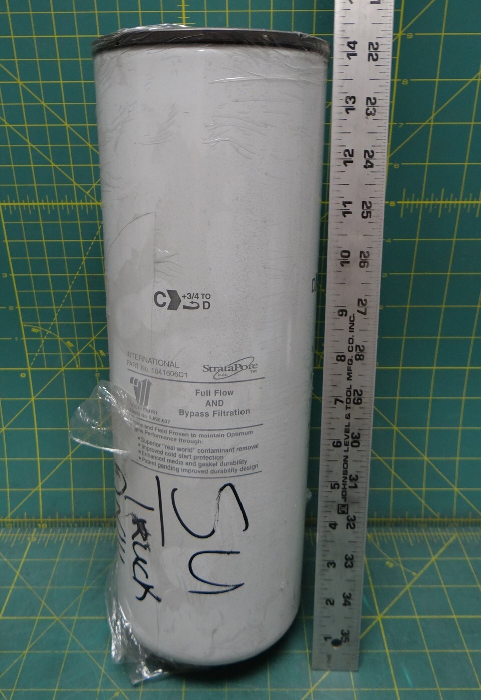 Venturi Stratapore Oil/ Lube Filter International Part No.: 1841606C1 ...