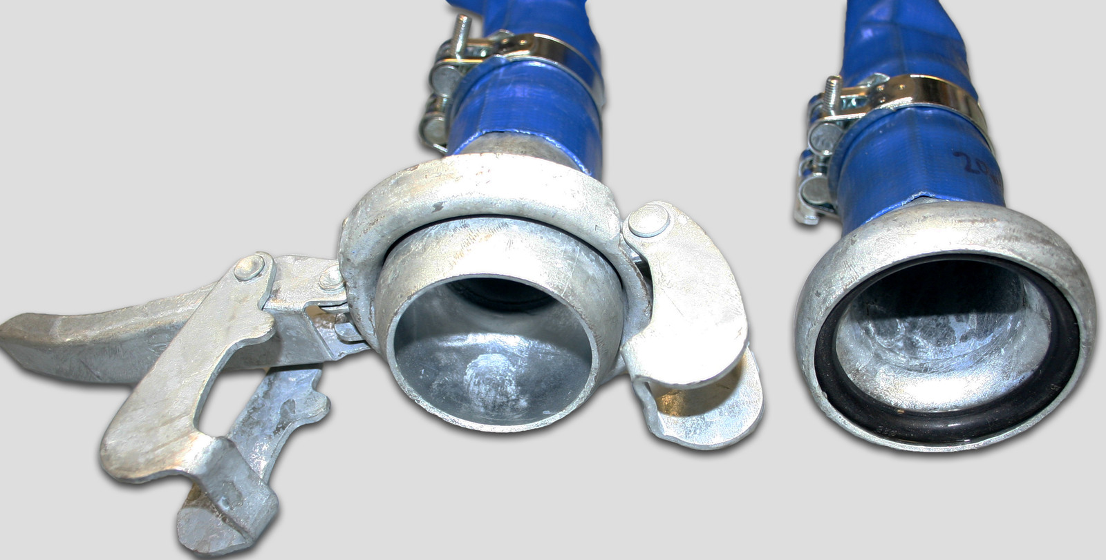 2" 51MM BLUE LAYFLAT HOSE ASSEMBLY WITH BAUER-STYLE COUPLINGS, 10M-100M LENGTH | eBay UK