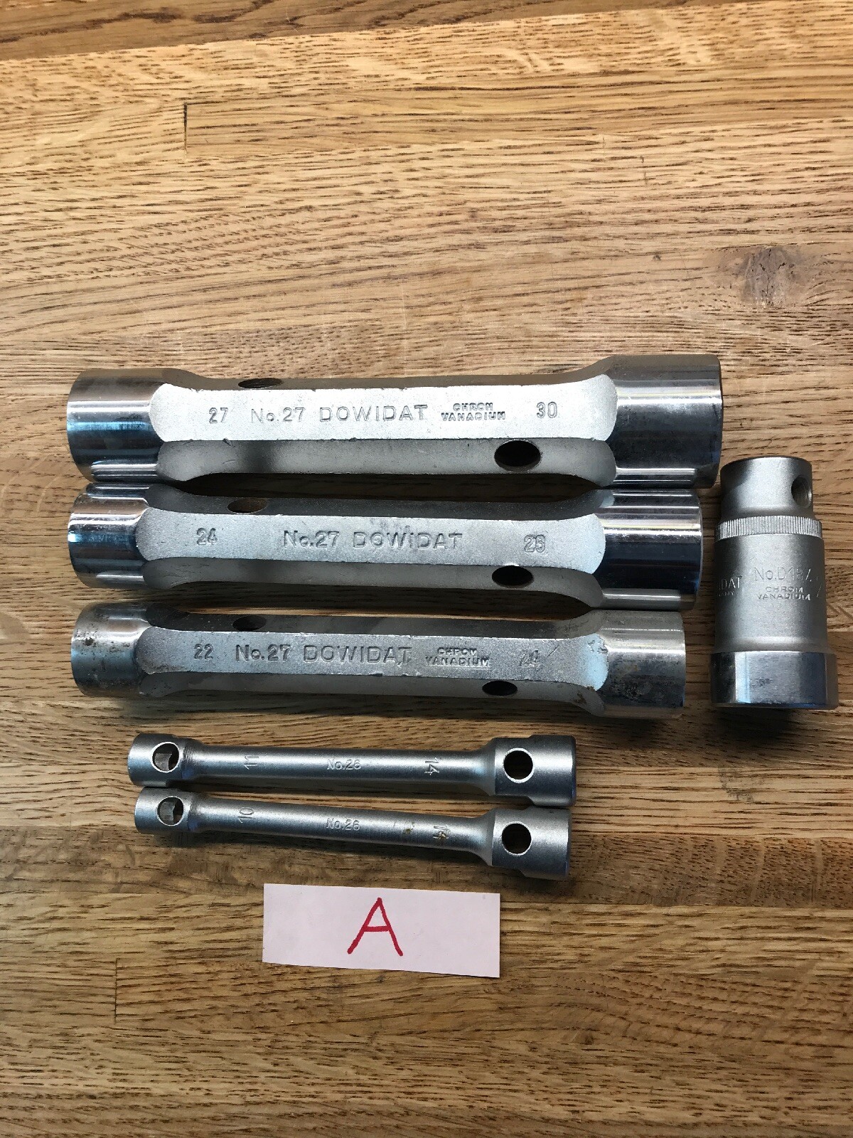 DOWIDAT T Handle Tube box spanner Set Of 6 ,TOOL MAKER FOR MERCEDES ...