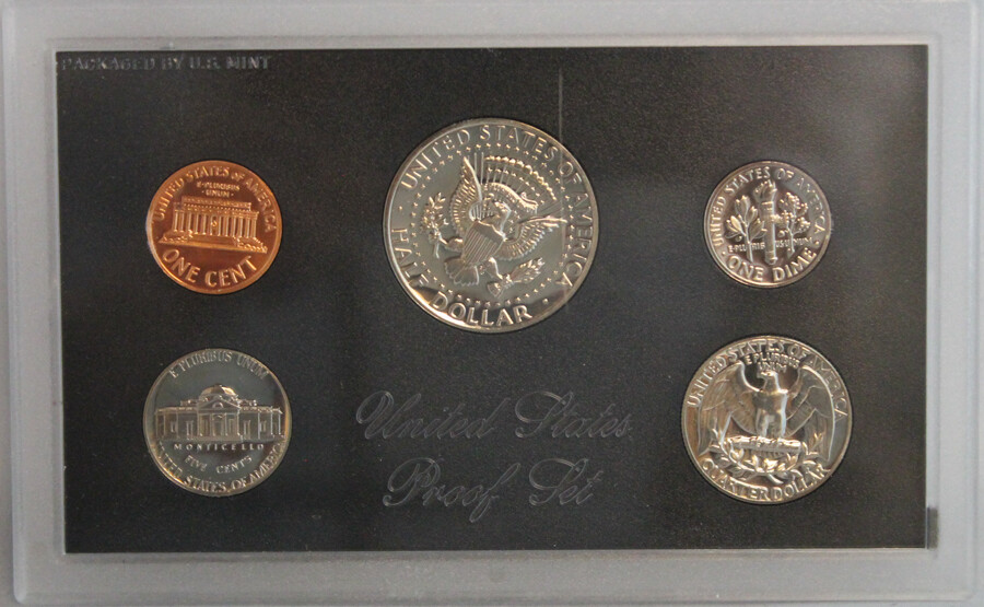 1971 Proof set (Clad) - (OGP) 5 coins | eBay