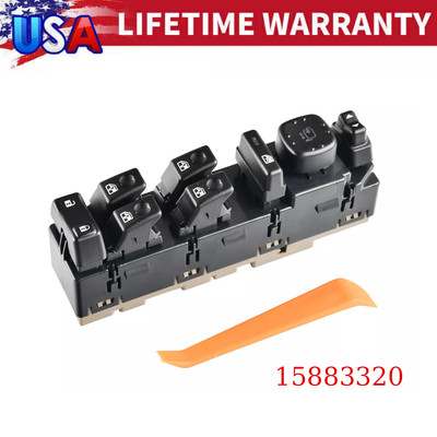 Front Driver Left Side Power Window Switch for 03-07 Chevy Silverado GM ...
