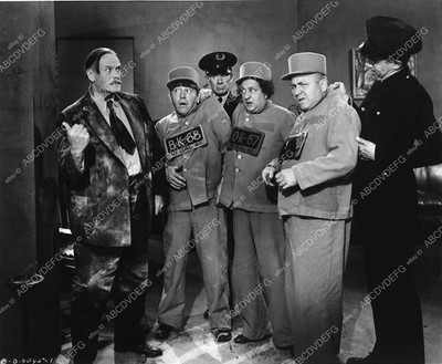 3275-033 3 Stooges Moe Larry Curly Vernon Dent go off to prison 3275-33 ...
