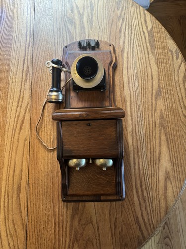 Antique Stromburg Carlson 1894 Tiger oak Phone- rare! | eBay