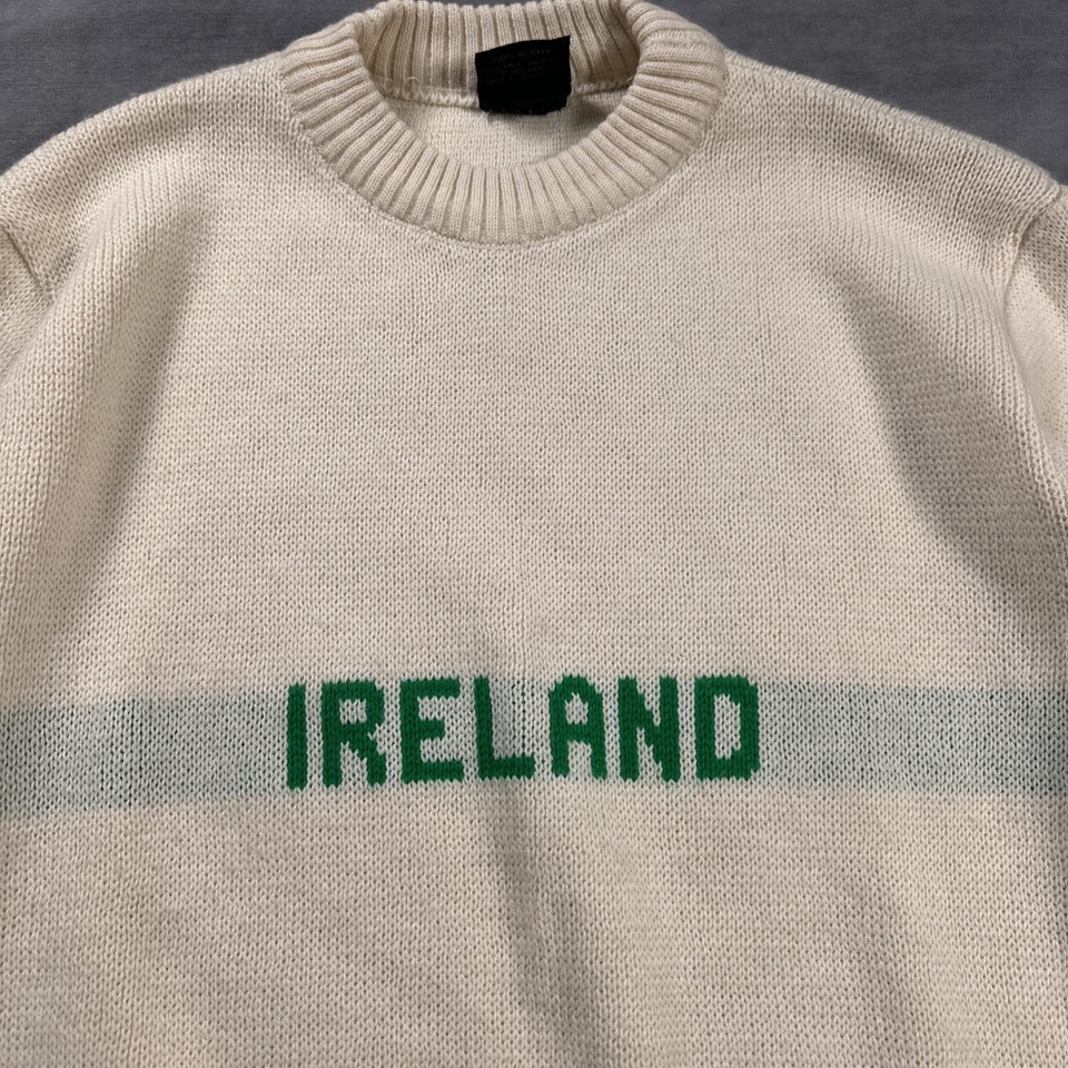 Vintage Blarney Castle Ireland Knit Pullover Sweater Size MEDIUM ...