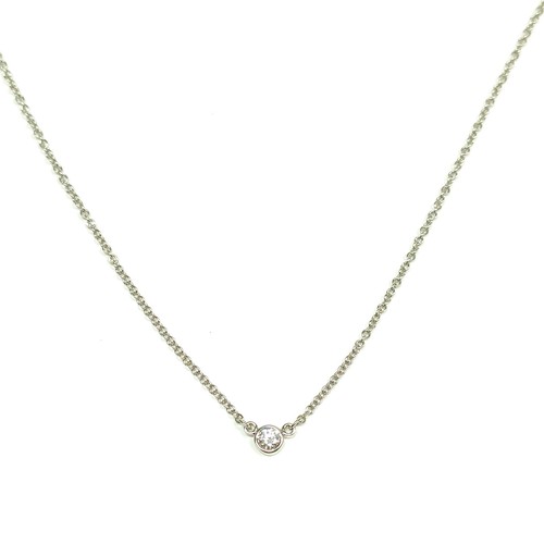 Tiffany and Co. Necklace By the yard Peretti Diamond Platinum 444176 | eBay