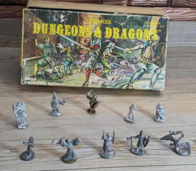 AD&D Dungeons and Dragons Grenadier 1980 2005 Fighting Men 10 ...