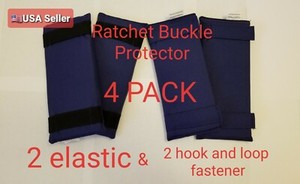 4 Pack Tie-Down Ratchet Strap Buckle Protector / Strap Guard / for ...