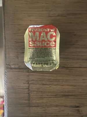 Big Mac Sriracha McDonalds Sauce Packet Rare | eBay