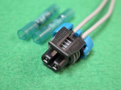 12102747 GM 2 WIRE SOCKET PLUG CONNECTOR PIGTAIL COOLANT LEVAL ENGINE ...