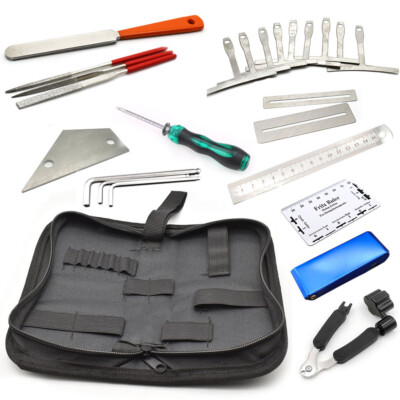 Guitar Nut Groove Grinding File Fret Repair Care Tool Measuring Tool ...