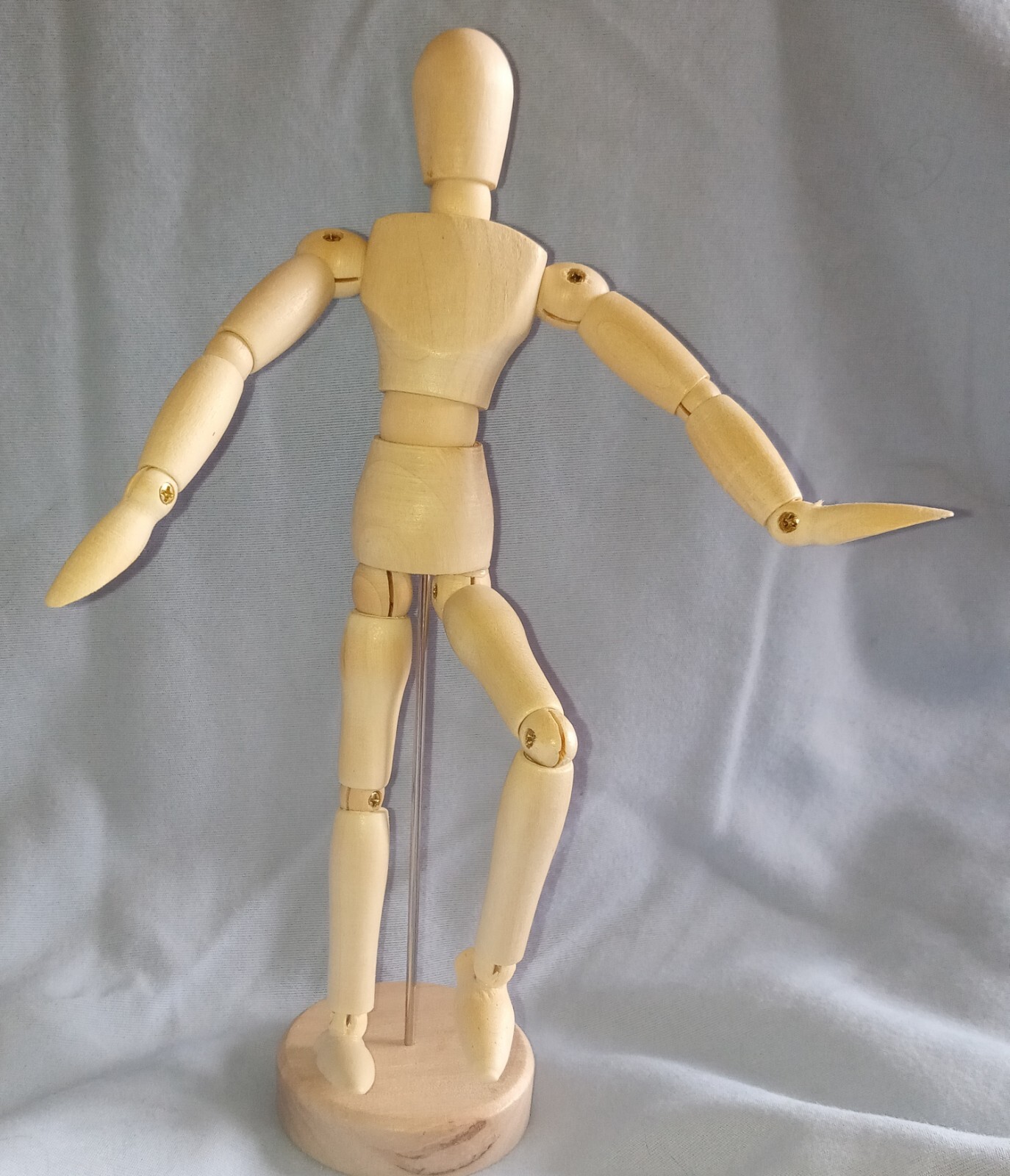 8" WOOD Wooden Human Artist drawing Model MANNEQUIN Articulated Jointed ...