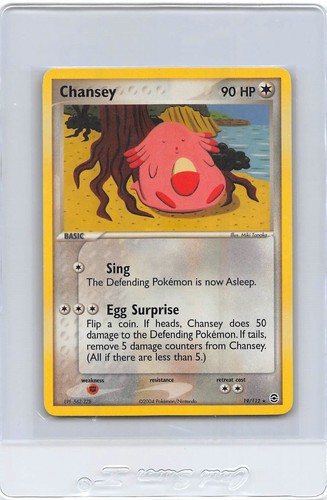 CHANSEY 19/112 - NON-Holo Rare - Fire Red & Leaf Green - Pokémon Card ...