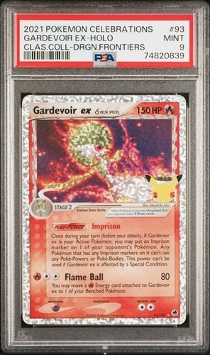 2021 Pokemon Celebrations Gardevoir EX 093/101 Holo PSA 9 Mint | eBay
