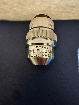 Leitz Wetzlar NPL Fluotar L 40/0.60 PHACO 2 160/0.6-1.6 Microscope ...