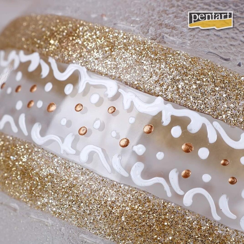 Gold | Crystal Paste 100ml | Pentart | Glitter Paint Paste | eBay