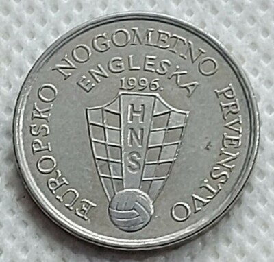 Croatia coin 50 Lipa 1996 European Football Championship in England ...