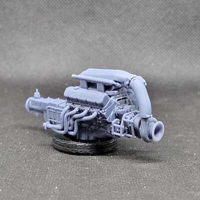 Procharged 572 BBC model engine resin 3D printed 1:24-1:8 scale | eBay