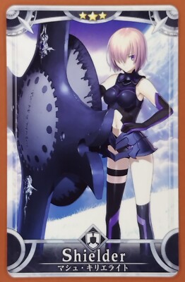 Mash Kyrielight Shielder FGO Fate Grand Order Arcade Project Card ...